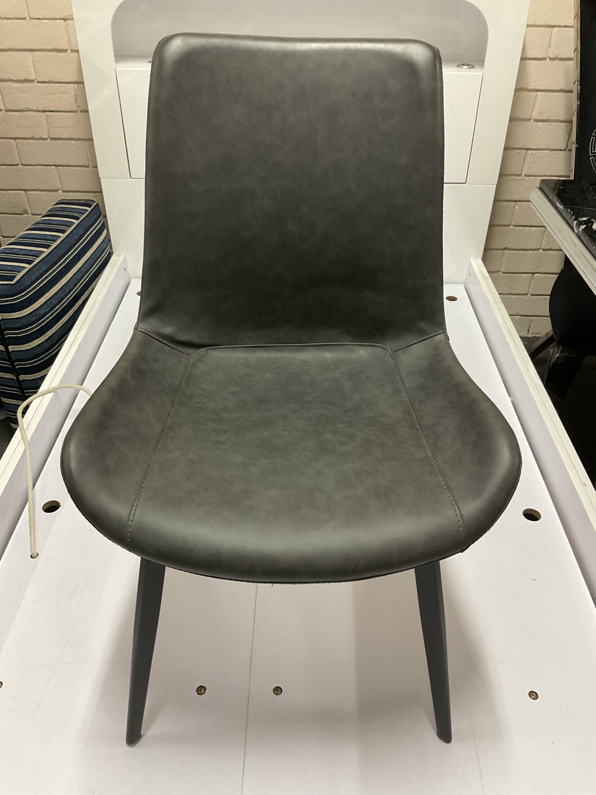 FY88 dining chair black & charcoal - One Stop Furniture