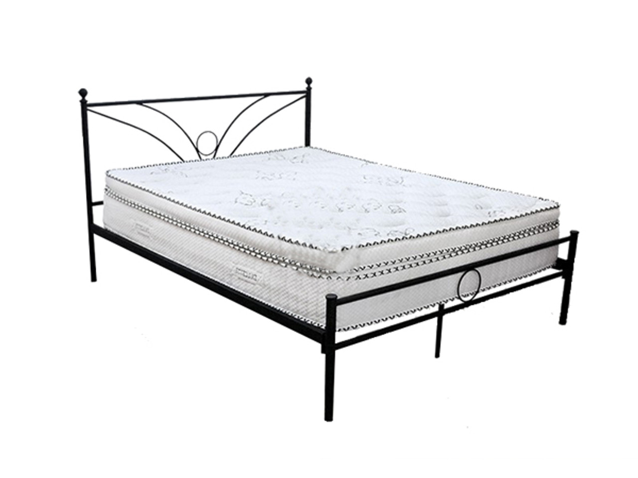 King Single sunset bed frame black - One Stop Furniture